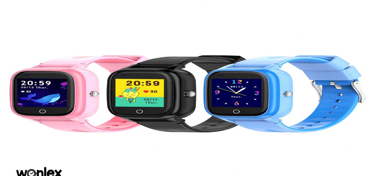4G CAT1 GPS SOS Videocall Kids SmartWatch CT03 with Transparent casing