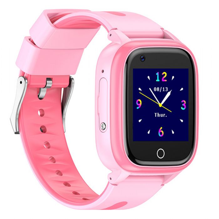 4G CAT1 GPS SOS Videocall Kids SmartWatch CT03 avec boîtier transparent